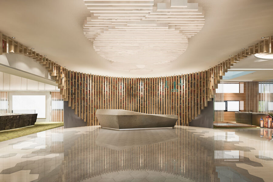 Modern Travertine Facade – Samadi Stone